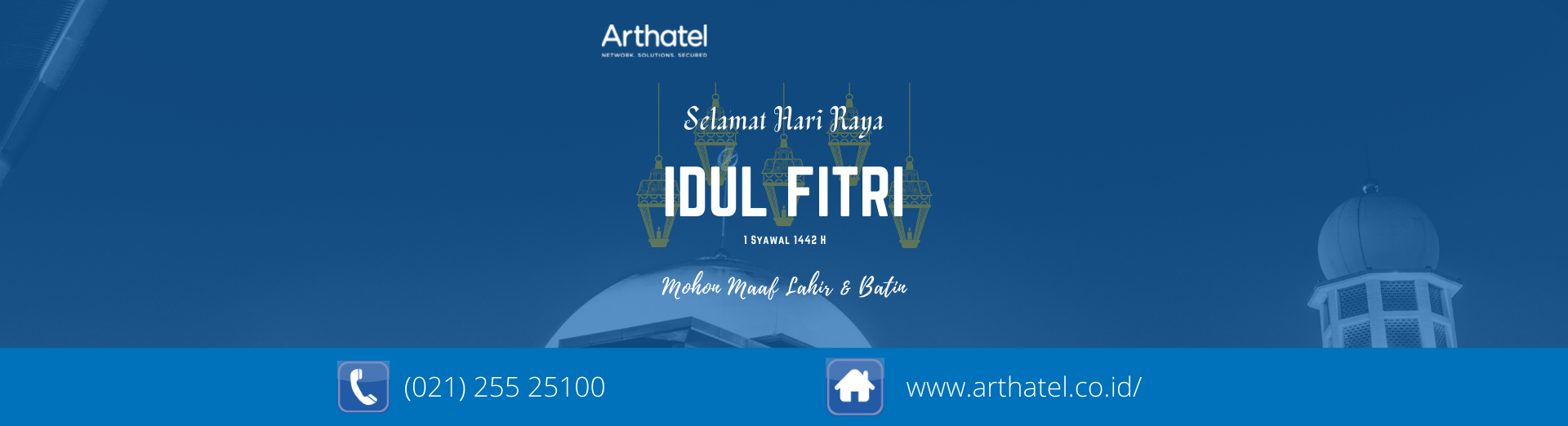 Selamat Hari Raya Idul Fitri 1442 Hijriah - Artha Telekomindo